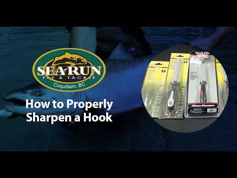 How to Properly Sharpen a Hook for Fishing - YouTube
