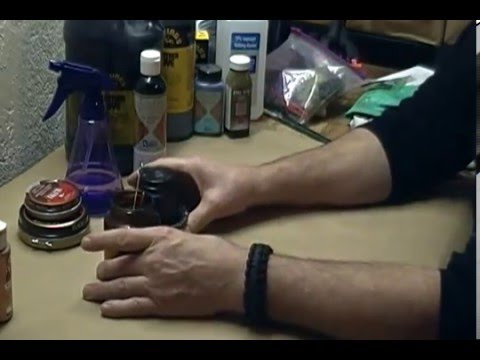 Leather dyes, stains and paints - YouTube