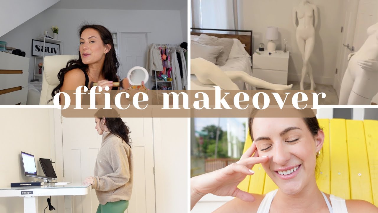 GRWM Every Day Makeup | Building My Dream Office - YouTube