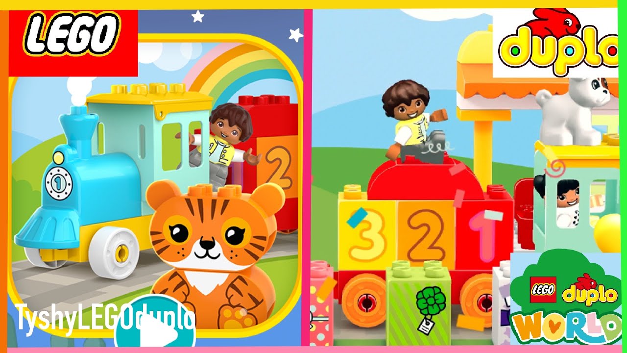 LEGO duplo world number train | LEGO duplo world | autism sensory ...