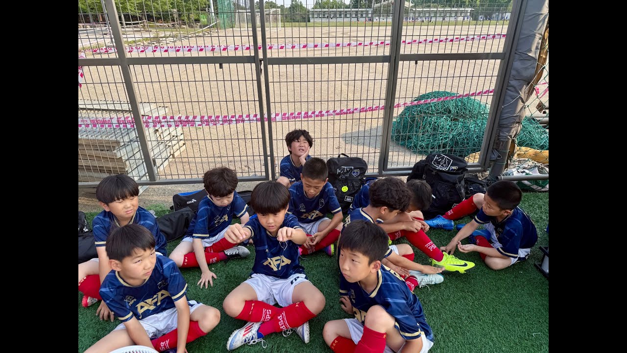 250618 안양AFA U8 연습경기 골모음 - YouTube