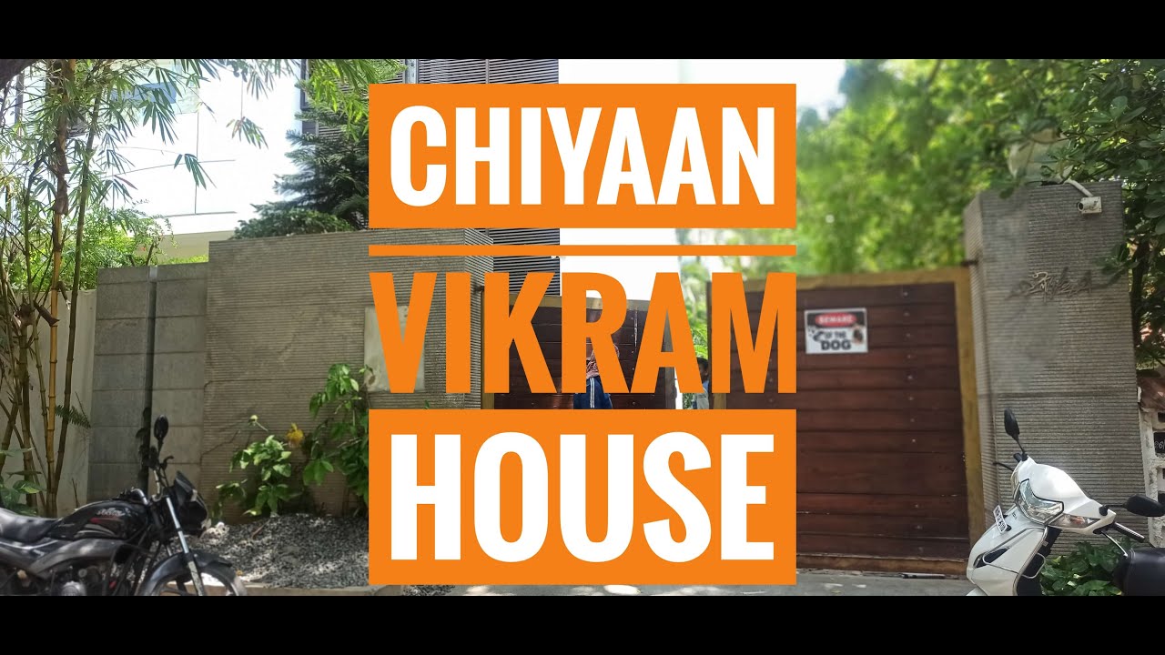 Chiyaan Vikram House Street Tour | Chiyaan House Besant Nagar - YouTube