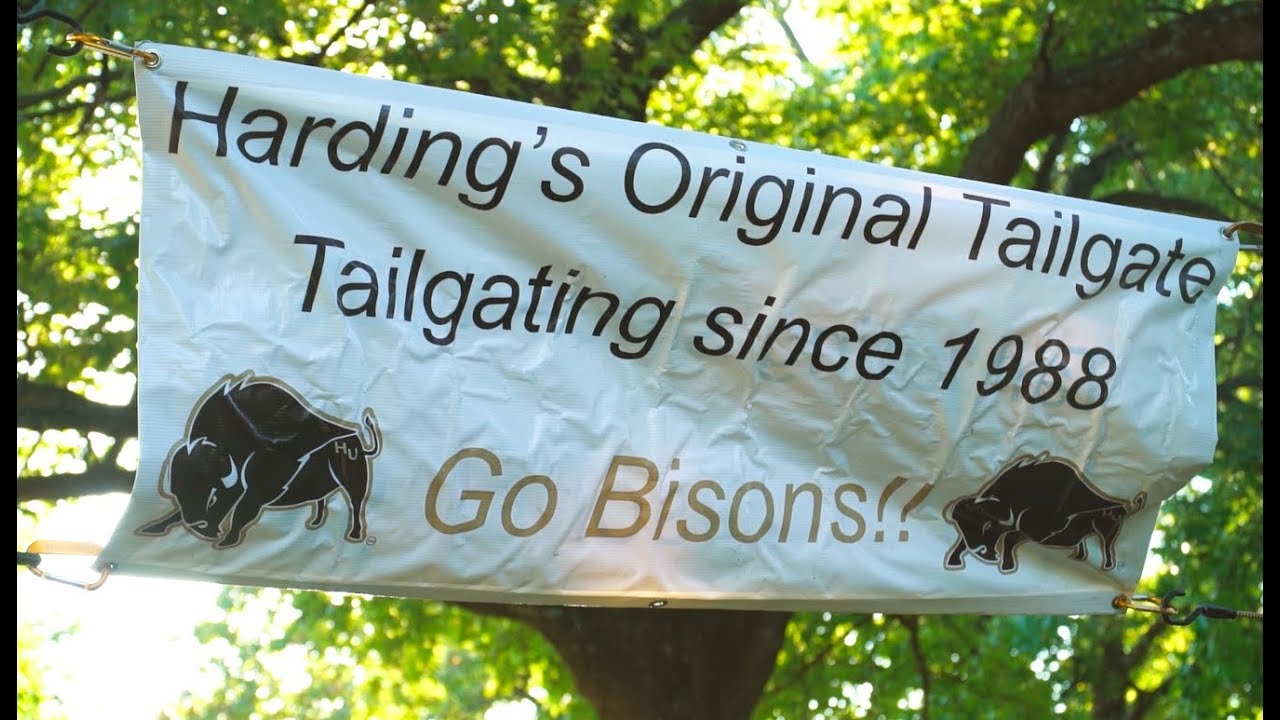 The first Harding tailgate - YouTube