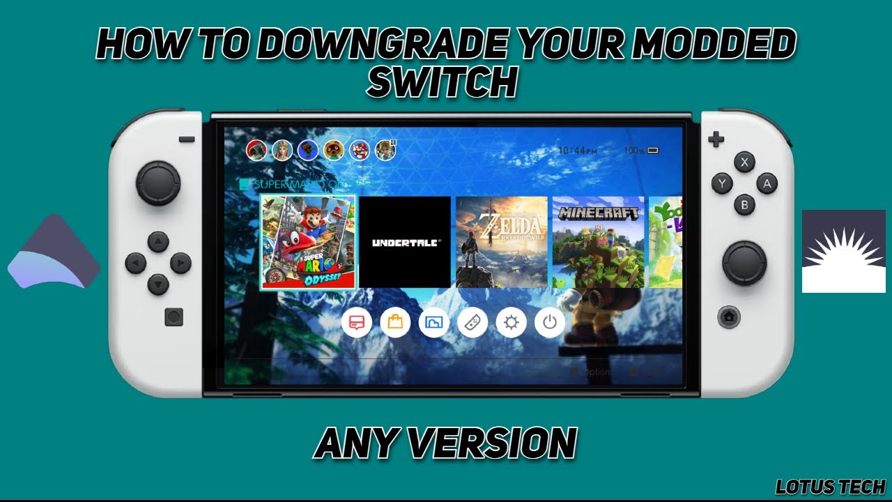 How To Downgrade Modded Nintendo Switch (ANY FIRMWARE VERSION) - YouTube
