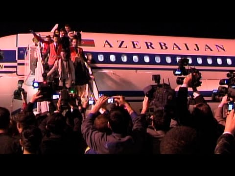 Eurovision qalibləri Nigar Camal və Eldar Bakıya dönür - 2011ci il