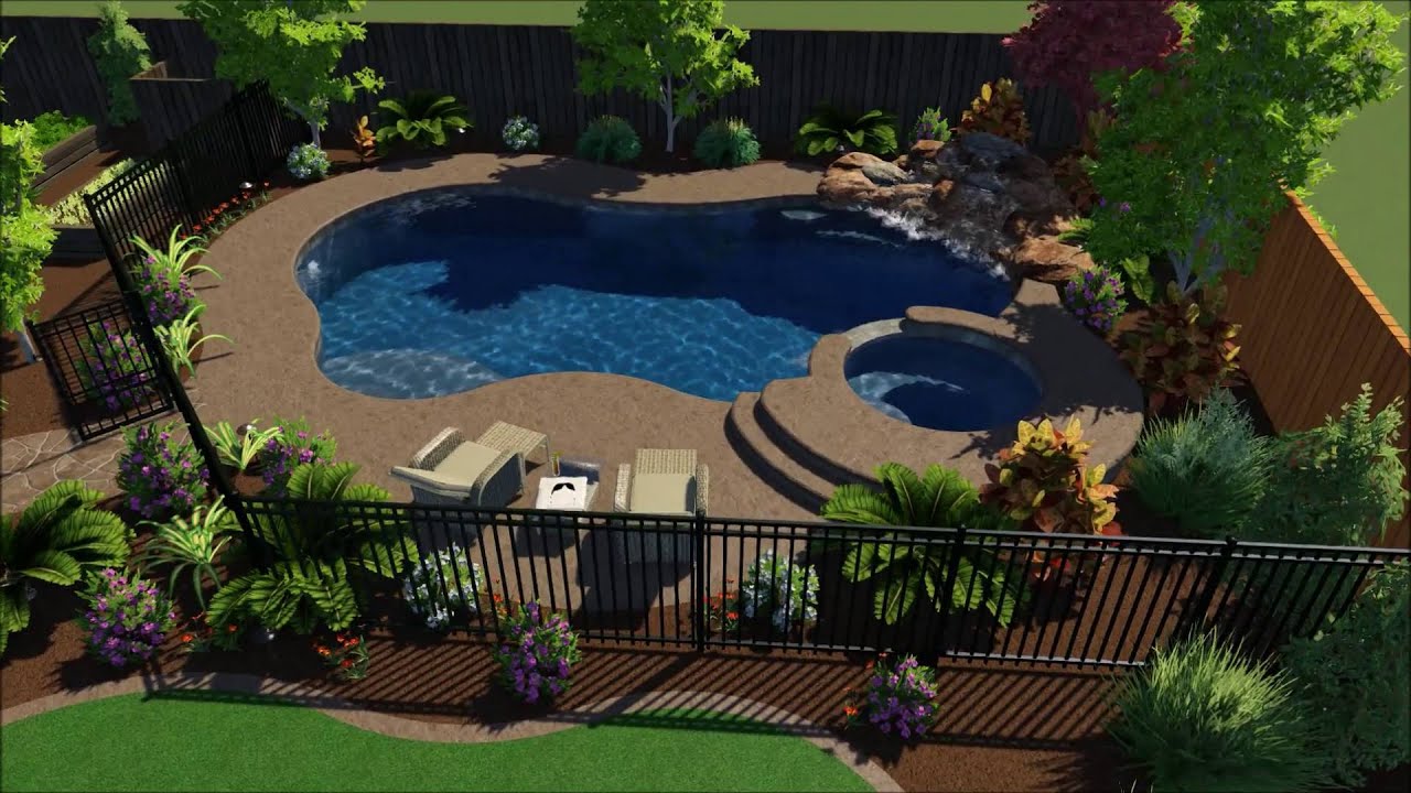 The Applebaum Pool - Pool Creator Pro 3D Model - YouTube