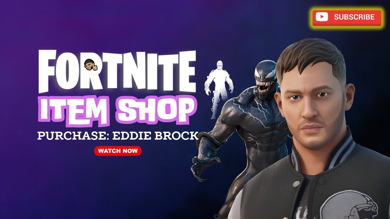 NEW Fortnite Item Shop Purchase: Venom / Eddie Brock Bundle - YouTube