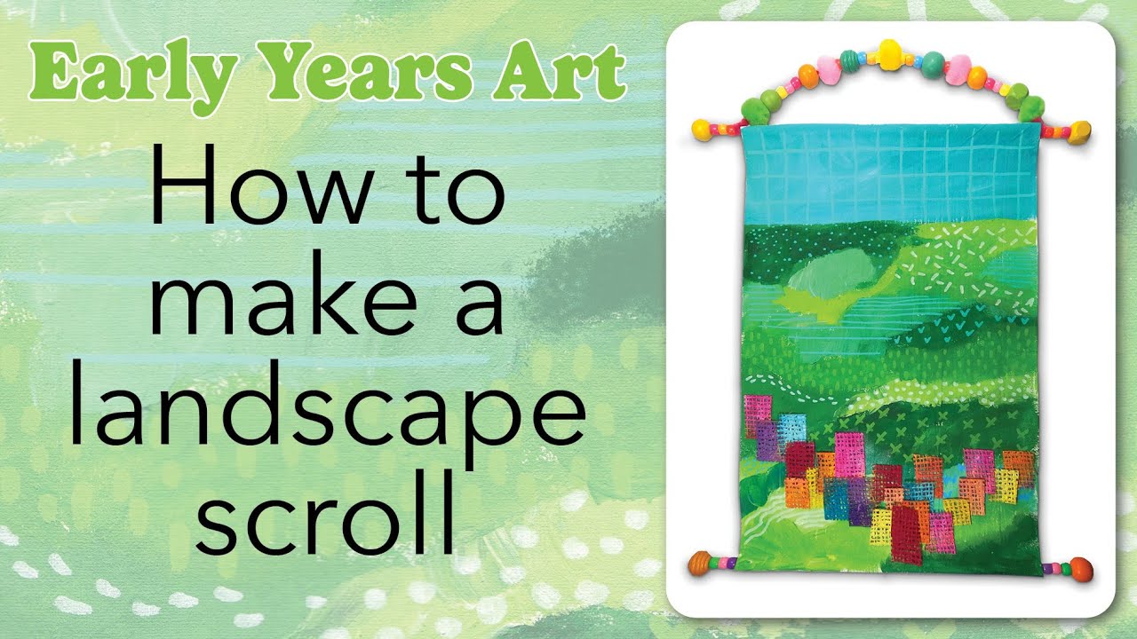 How to make a Landscape Scroll - YouTube
