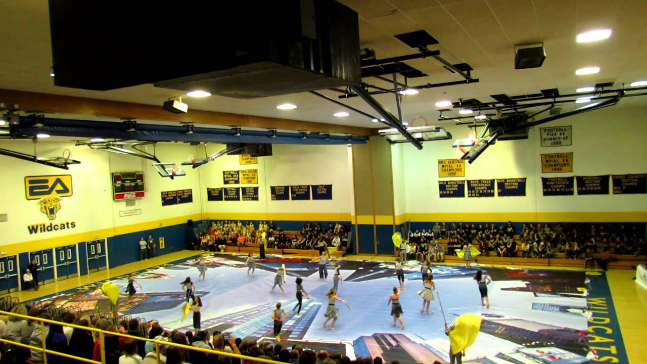 Penn Trafford Indoor color guard - YouTube