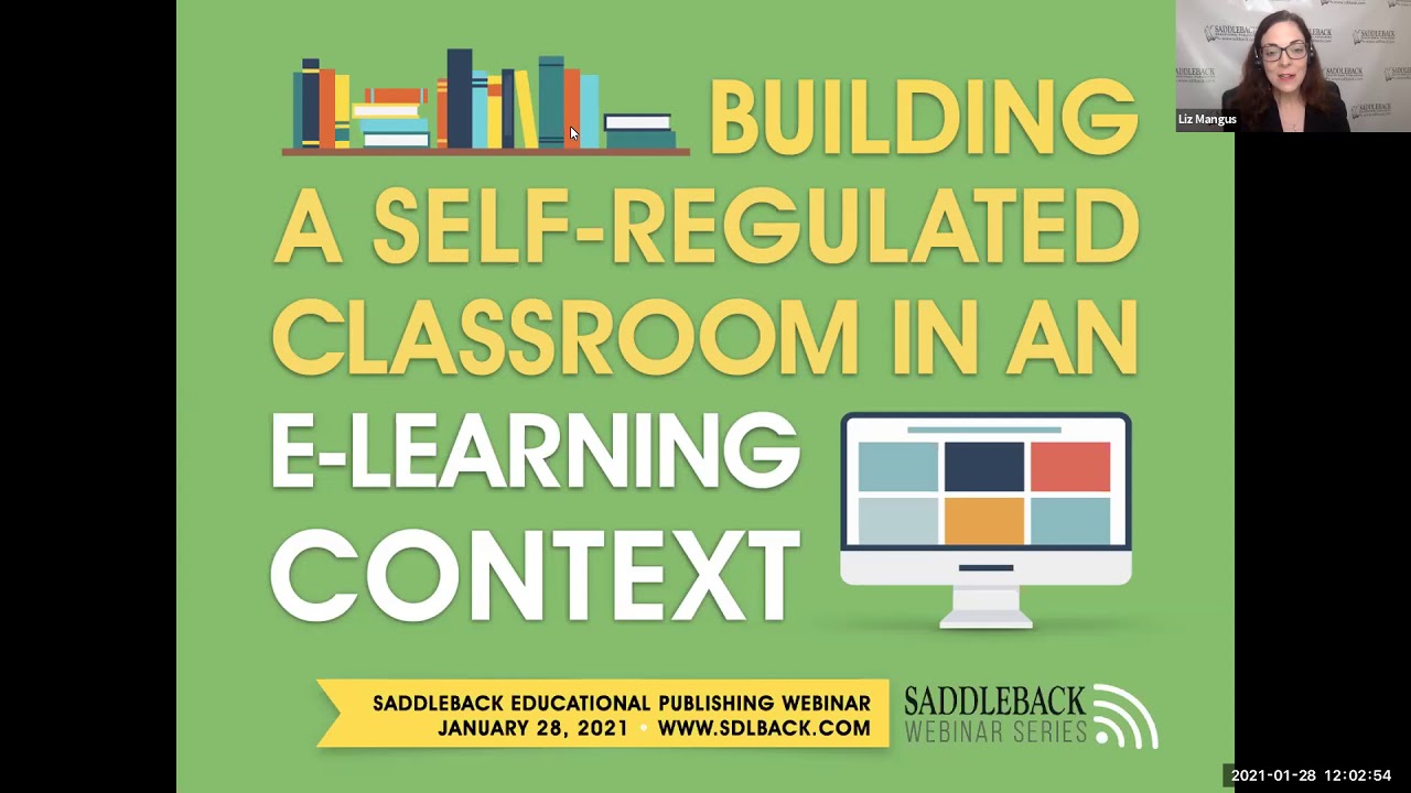 Building a Self-Regulated Classroom in an E-Learning Context - YouTube