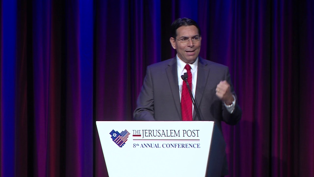 Danny Danon speaking at the Jerusalem Post Annual Conference in New ...