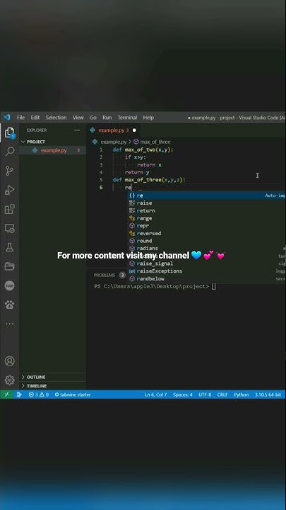 Max Of Two And Three Numbers Developer Programming Python Pythonprogramming Pythontutorial