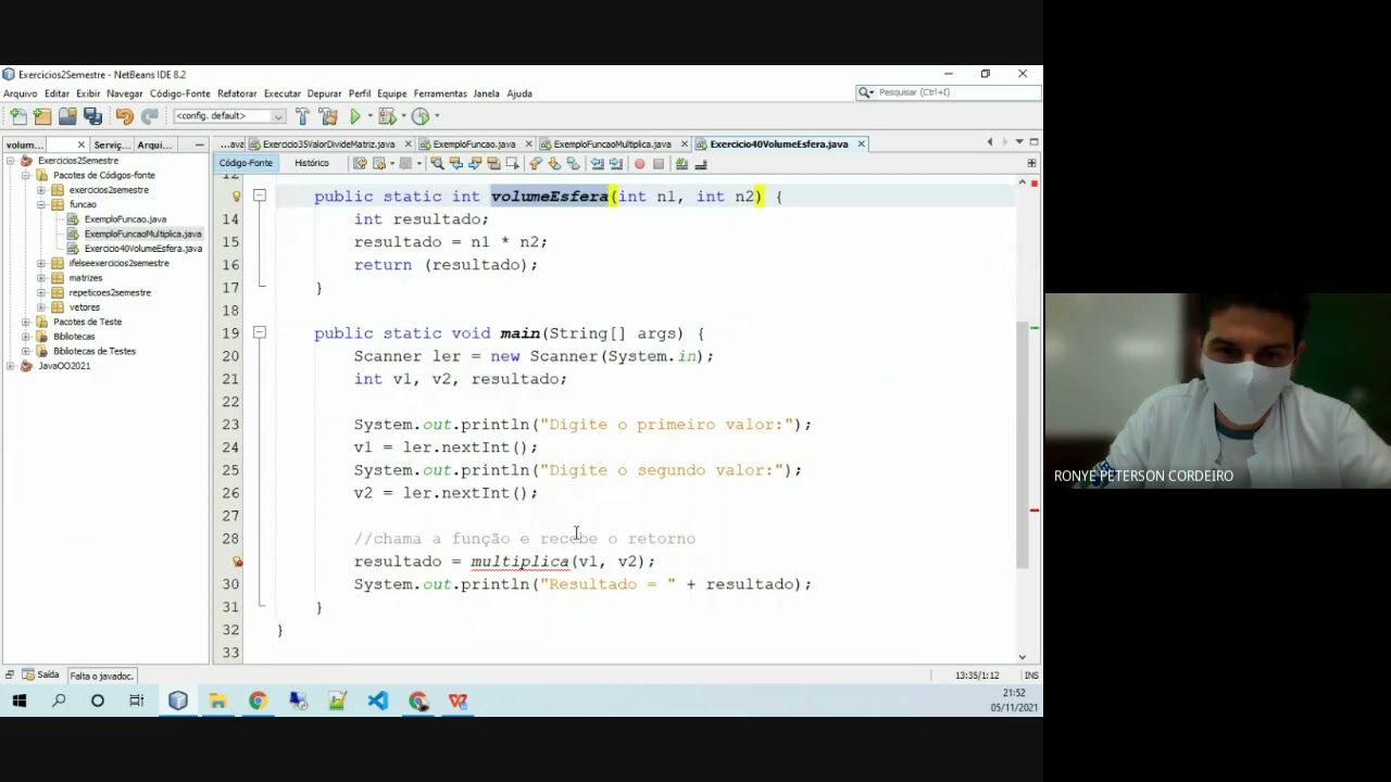 2o Semestre LP Funções em Java Parte 2 - YouTube