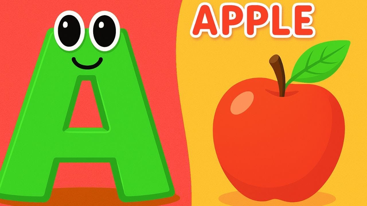 📚ABC Song for Toddlers 🎶 | Learn Letters & Sounds | A a Apple 🍎 Phonics ...