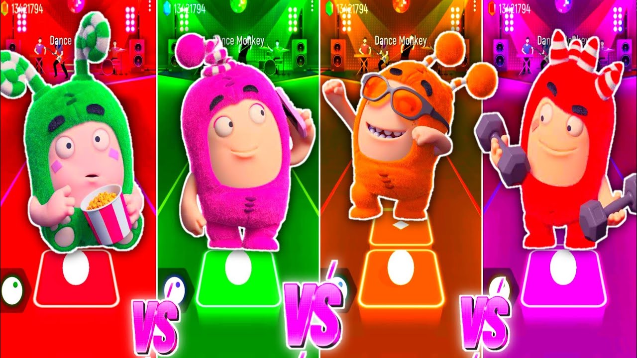 Oddbods Slick 🆚 Oddbods Pogo 🆚 Oddbods Fuse 🆚 Oddbods Zee / Who Will ...