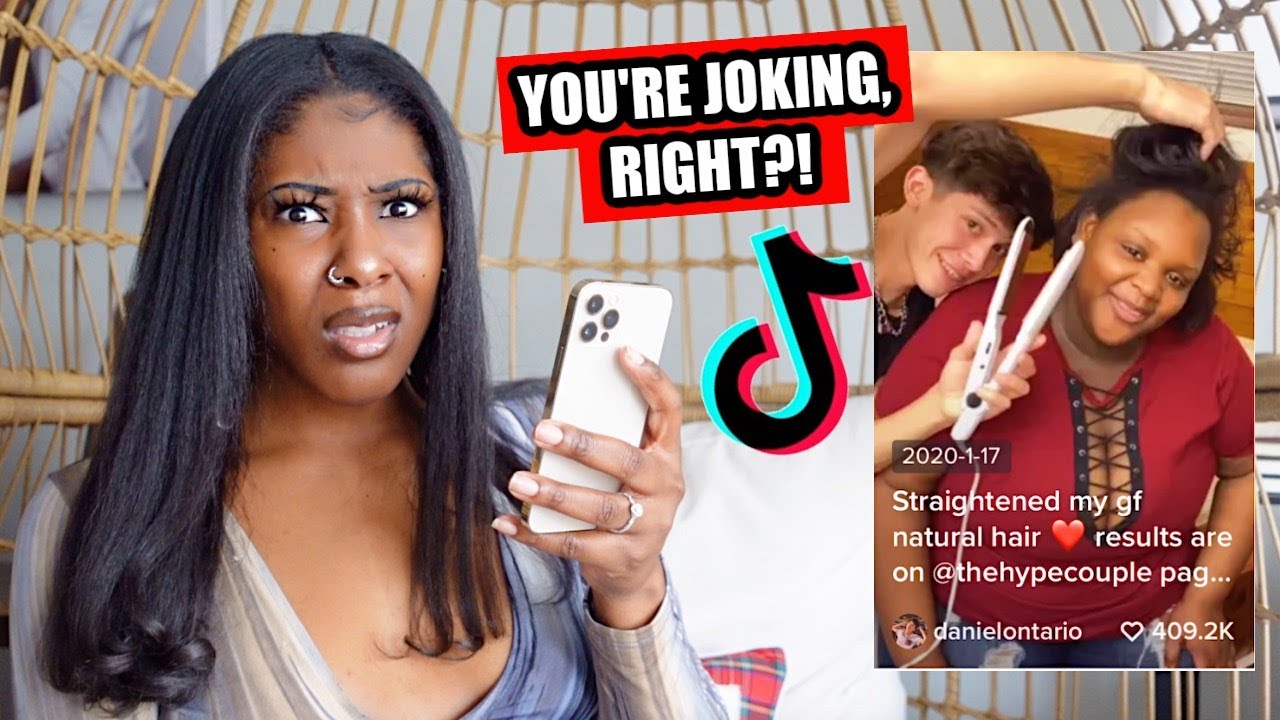 Reacting To Type 4 Hair Tik Tok Videos You Cant Be Serious ππ³