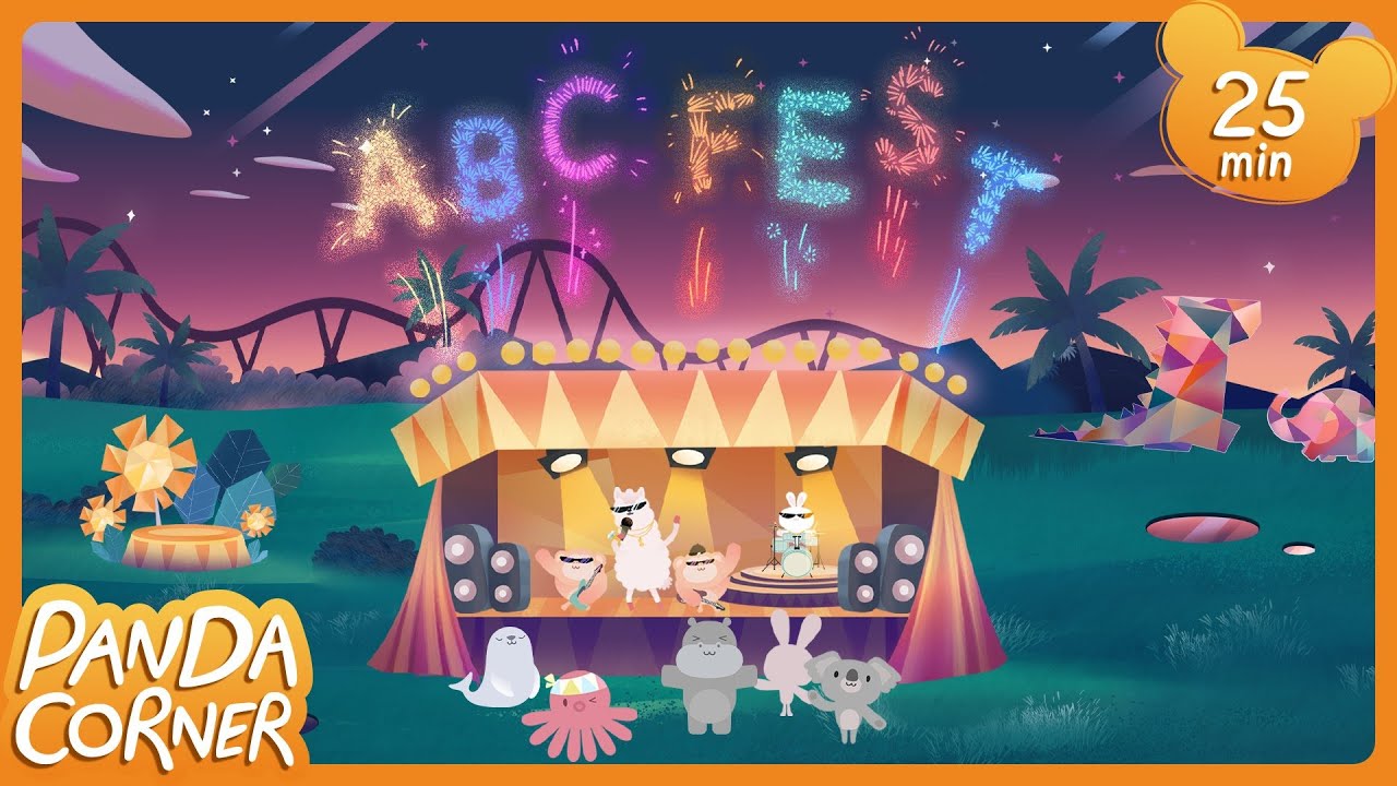 Panda Corner - ABC Fest (Full Animated Album) - YouTube