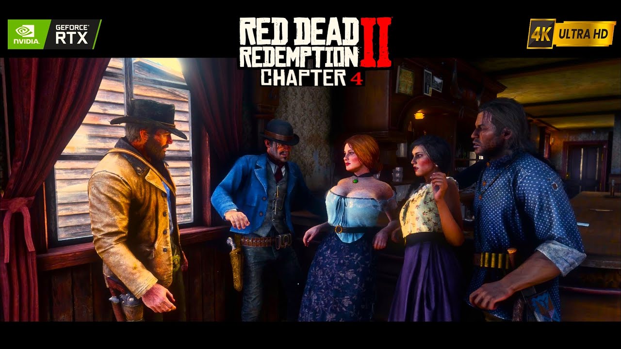 🚨 Red Dead Redemption 2 The Movie 🎬 Chapter 4 Pt 1 Playthrough with ...