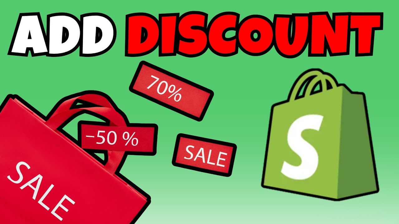 How to Add Discount Option in Shopify 💯 HERE IS HOW 💯 - YouTube
