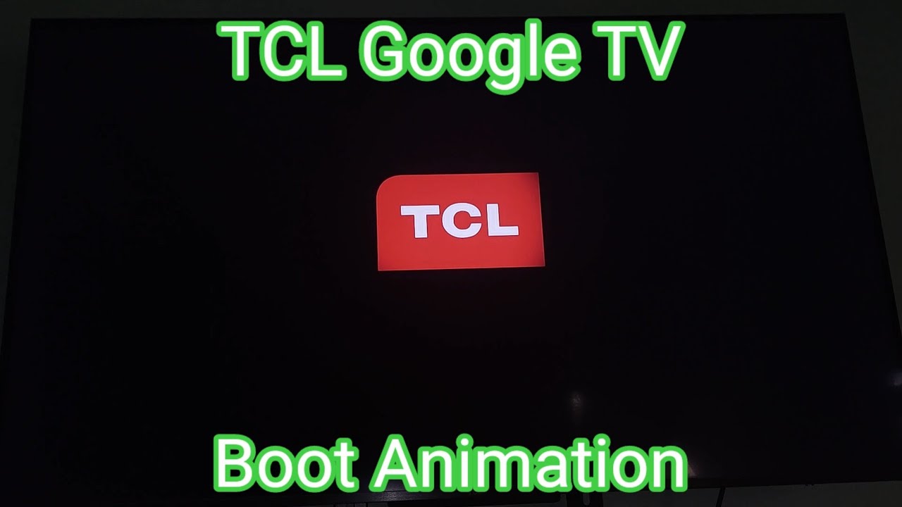 TCL Google TV Boot Animation - YouTube