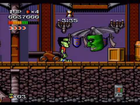 The Adventures of Dr. Franken Game Sample - SNES/SFC - YouTube