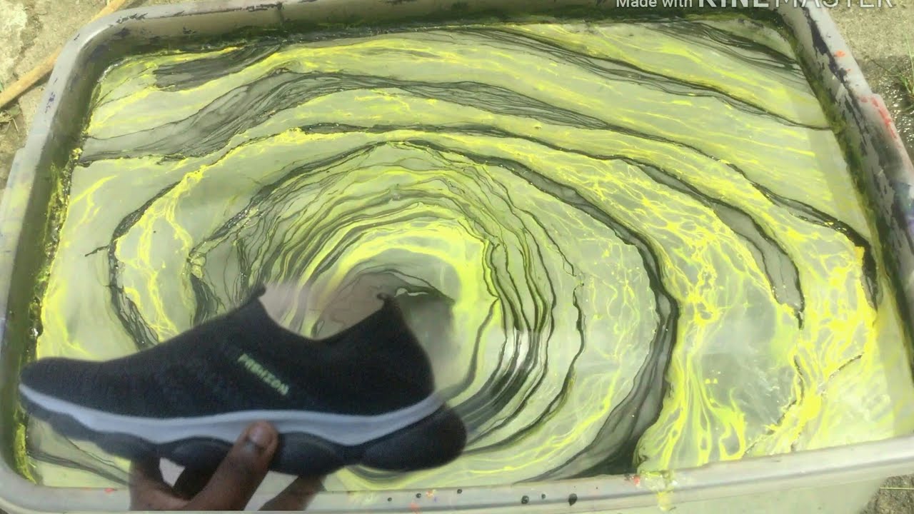 Customize your trainers shoes with hydro dipping 👟🎨 - YouTube