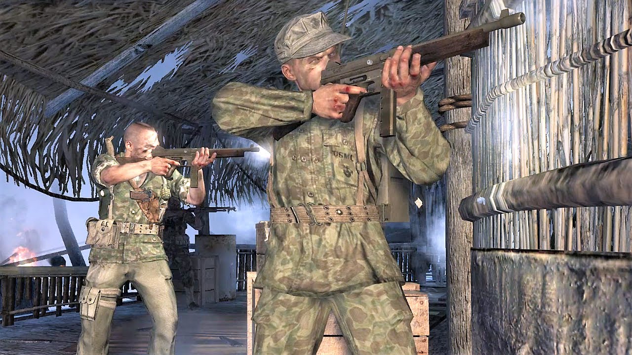 USMC vs Imperial Japanese Army (Semper Fi) CALL OF DUTY WORLD AT WAR ...