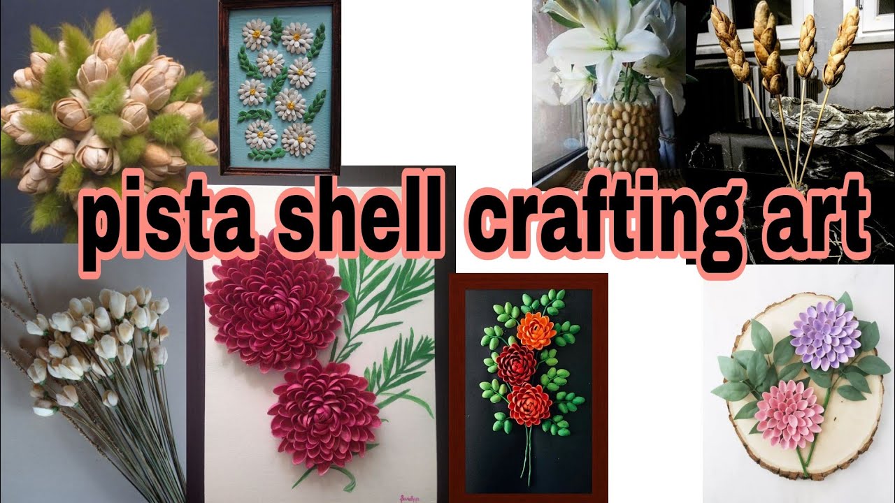 pista shell crating ideas #viral #craft #wallart - YouTube