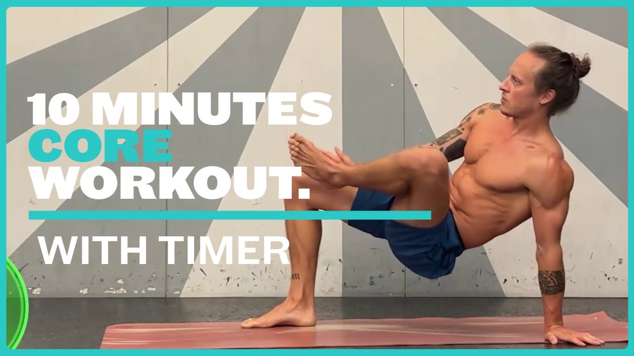 10 Minutes Core Workout [With Timer and Audio Queues] - YouTube