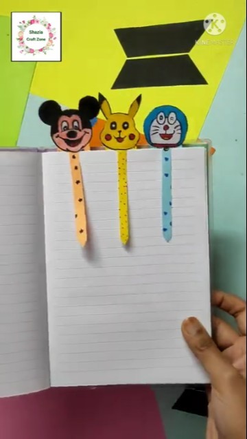 How to make cute bookmarks/DIY bookmarks/Easy bookmarks - YouTube