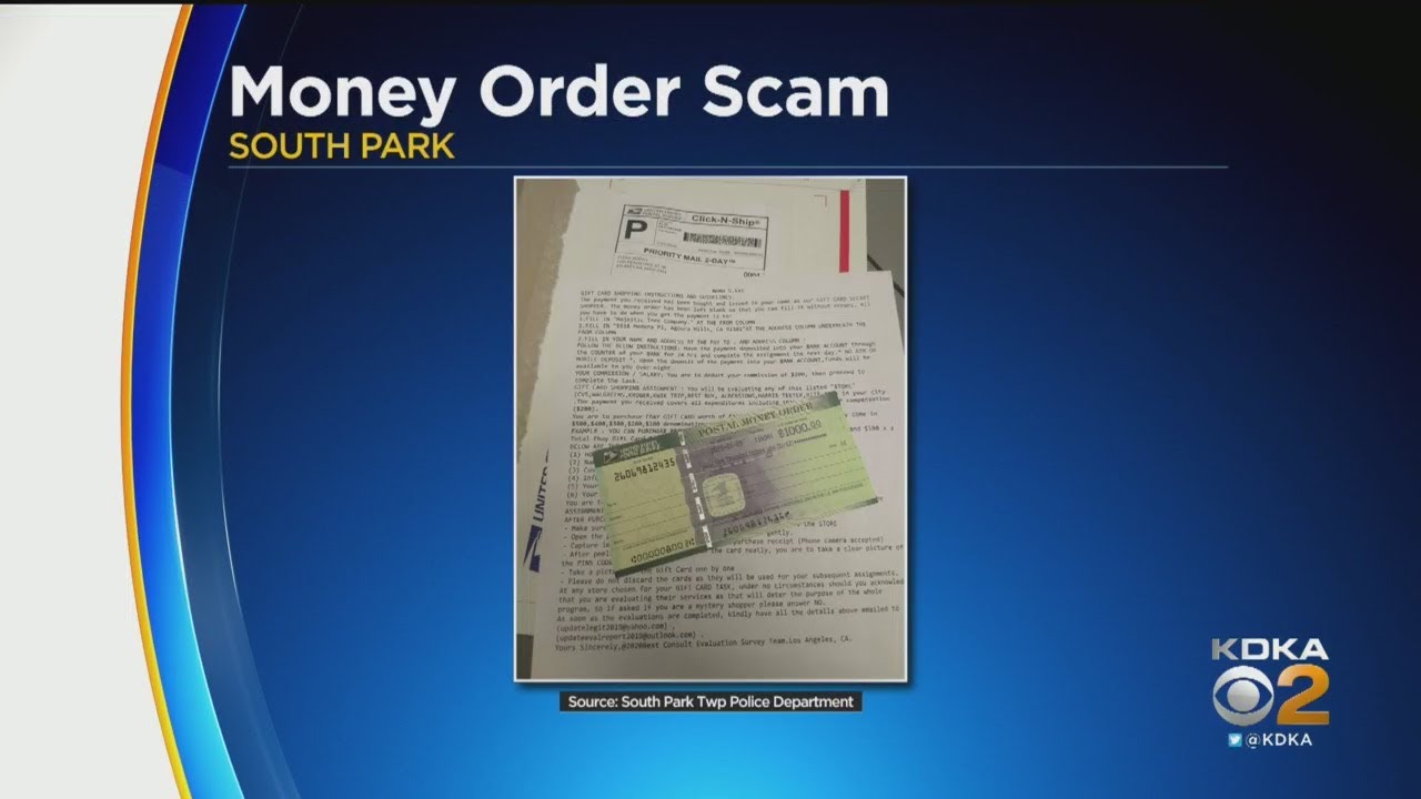 Police Warn Of Money Order Scam - YouTube