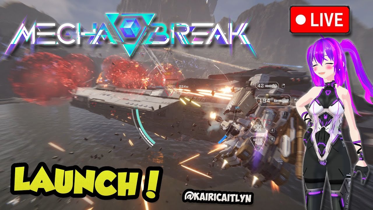 MechaBREAK Release Day7 MECHA WARRIOR 🦸‍♀️ MVP Champion Rank🎉 New VLog ...