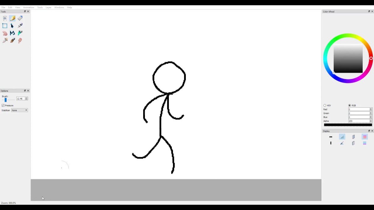 A running animation -1- - YouTube