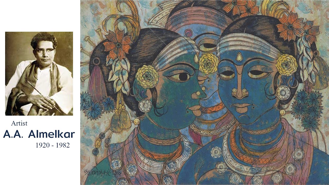 Artist A.A. Almelkar Paintings | Abdulrahim Appabhai Almelkar | WAA ...