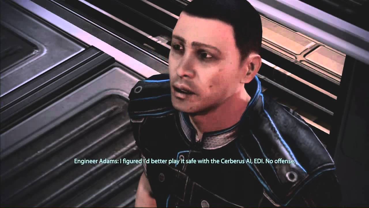 Mass Effect 3- Welcome Back Engineer Adams! - YouTube
