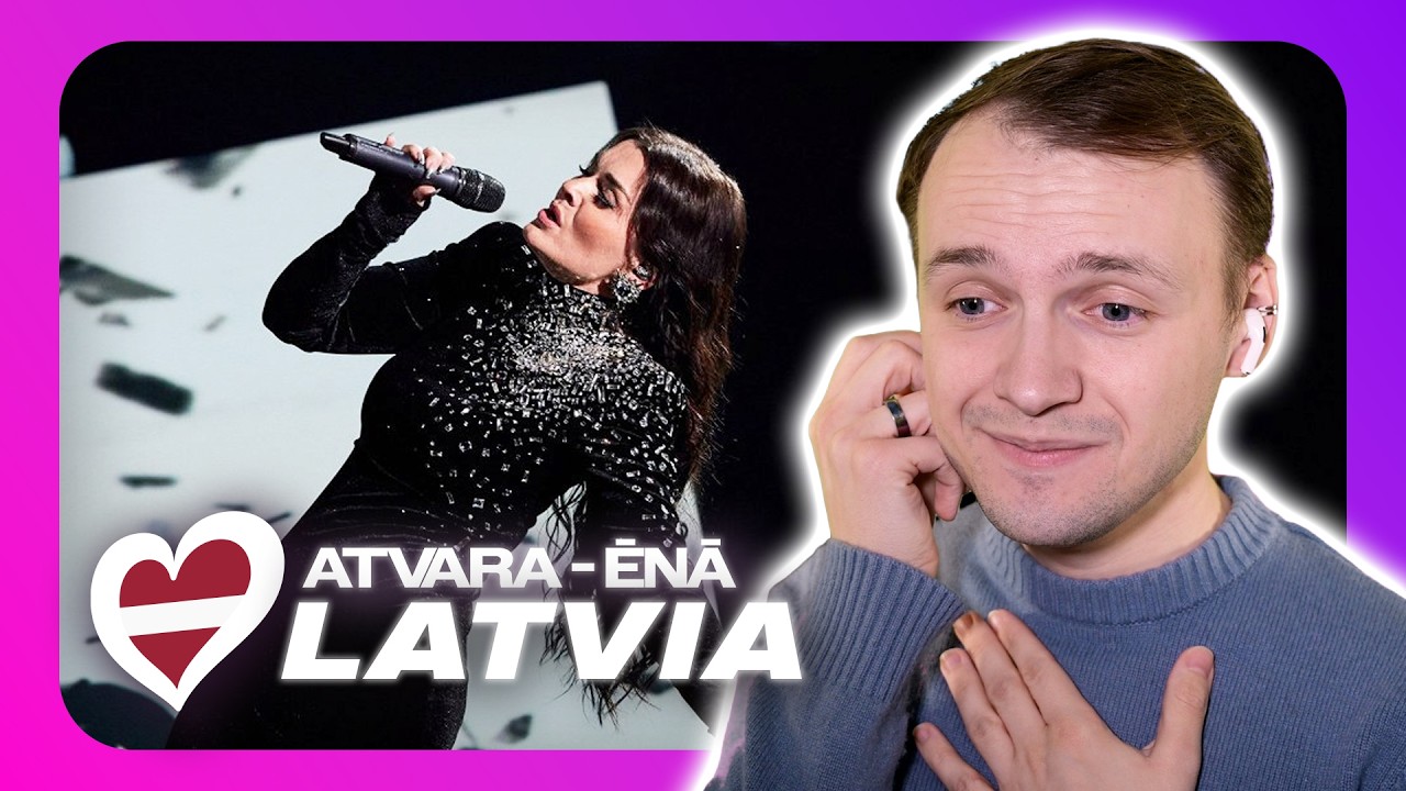 LATVIA'S SONG FOR EUROVISION 2026 REACTION 🇱🇻 ATVARA with "ĒNĀ" | Live ...