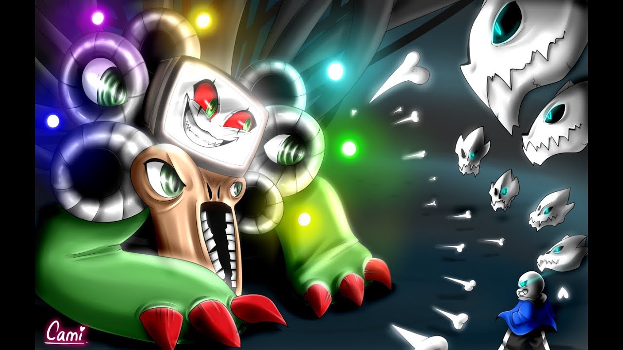 Sans vs Flowey (Fullbody animation) - [Undertale Dub ITA] - YouTube