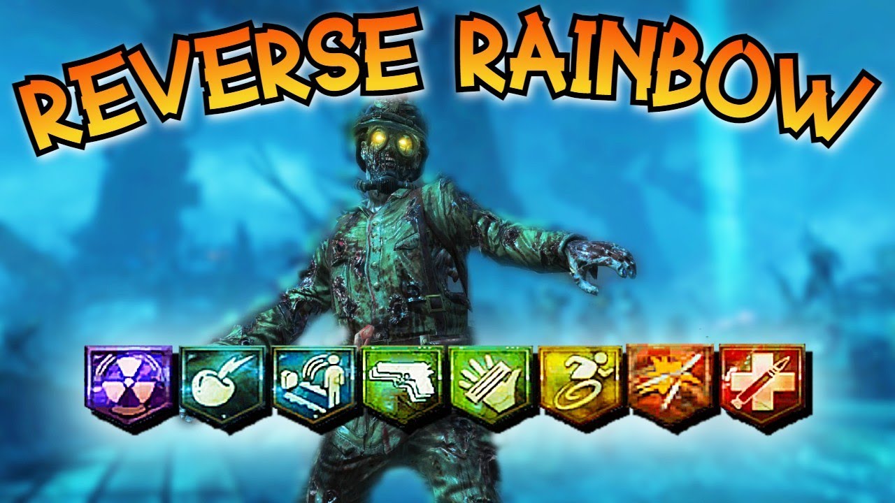 Black Ops 2 Origins Reverse Rainbow Perk Challenge!! - YouTube