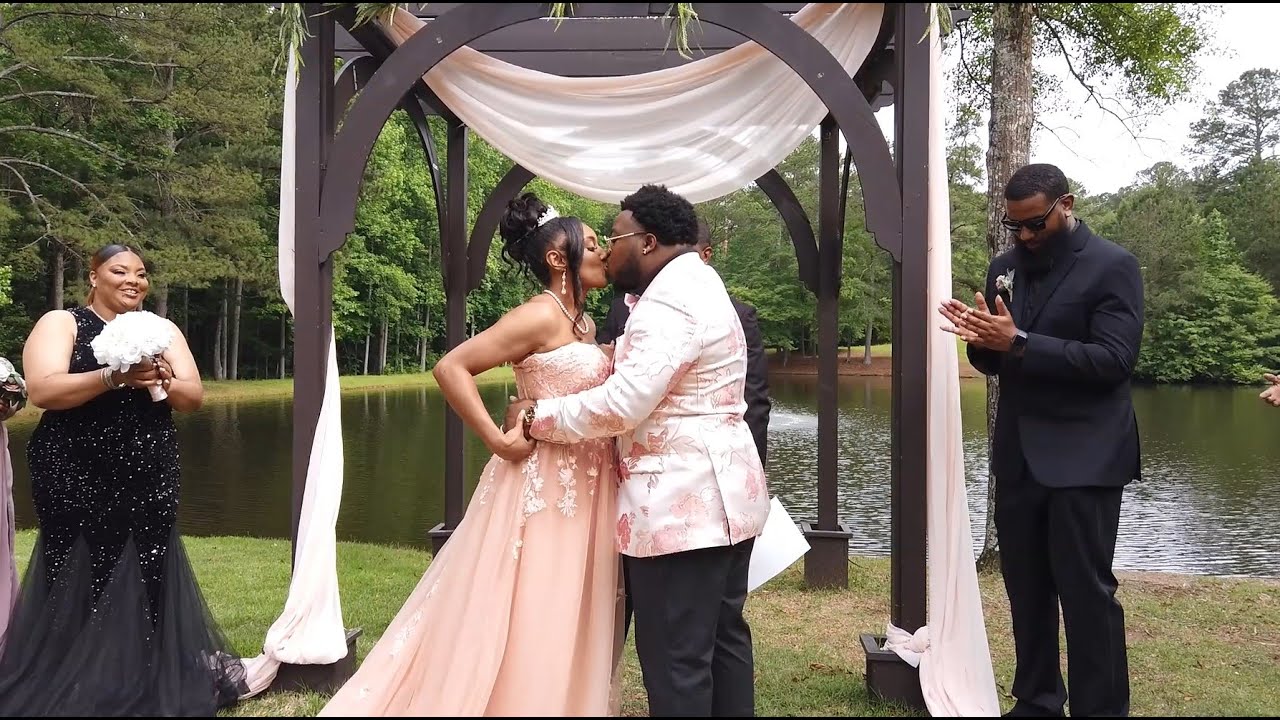 Shanté & Montravious Jackson wedding ceremony - YouTube