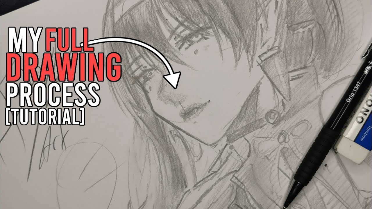 FULL DRAWING PROCESS ( Tutorial) | Drawing Tutorial ️ - YouTube