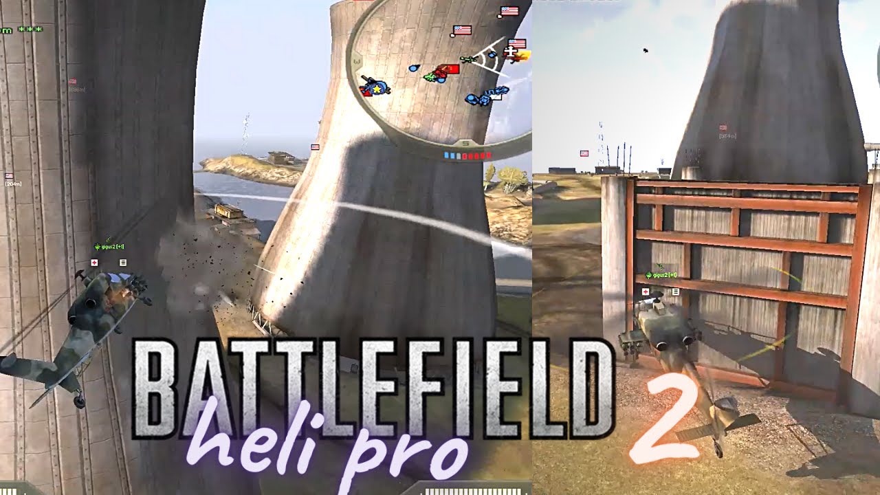 Battlefield 2 flying like a pro. Helicopter Gameplay (Dalian Plant ...