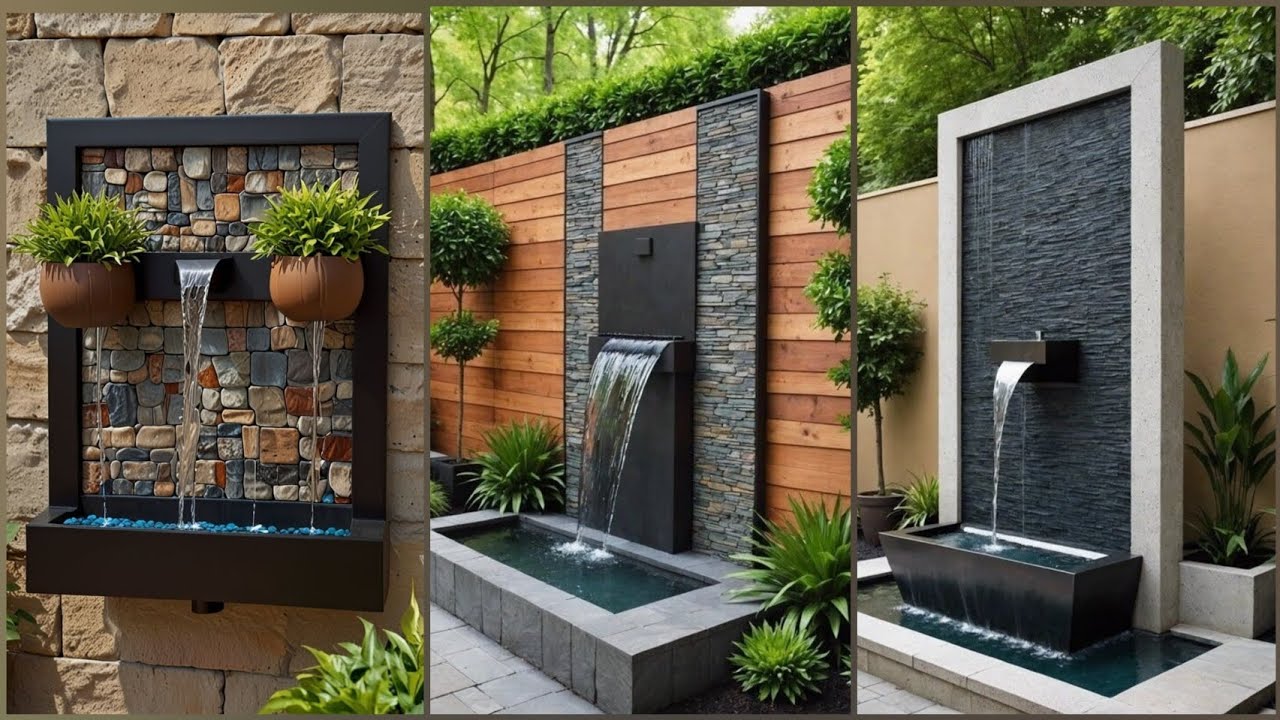 Stunning Waterfall Designs to Enhance Your Modern Garden - YouTube