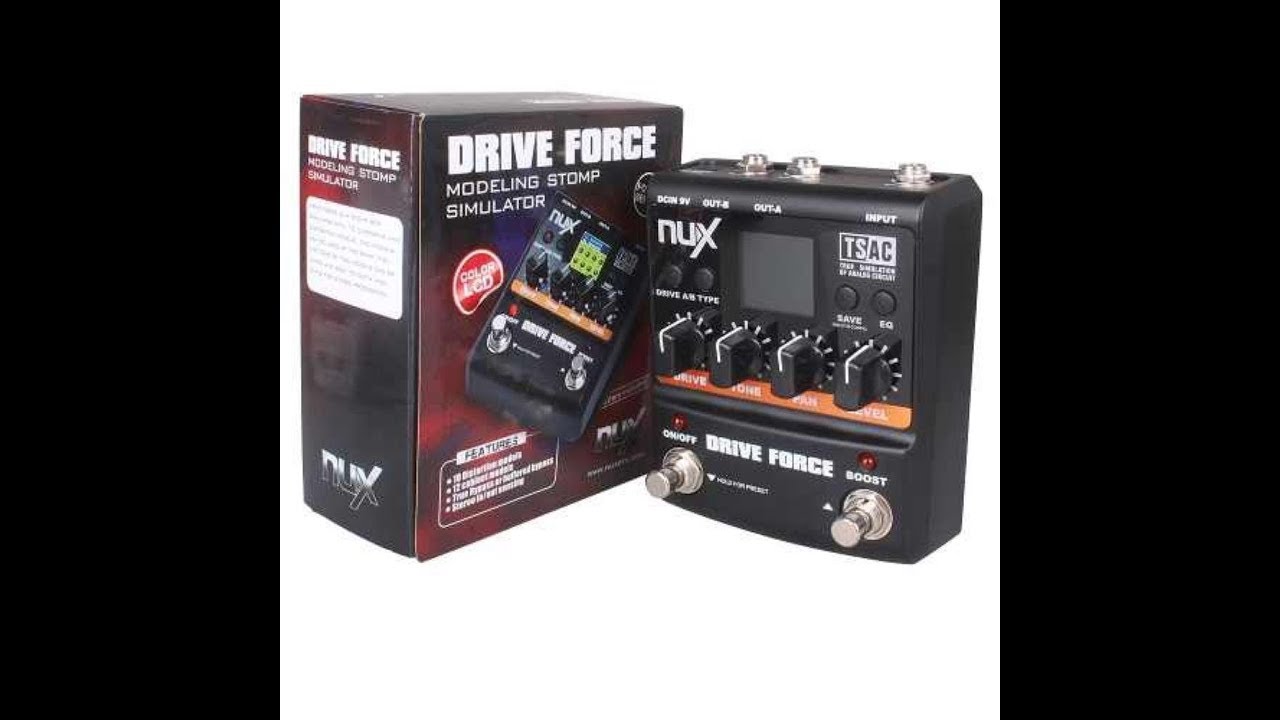 Pedal NUX Drive Force | Review - YouTube