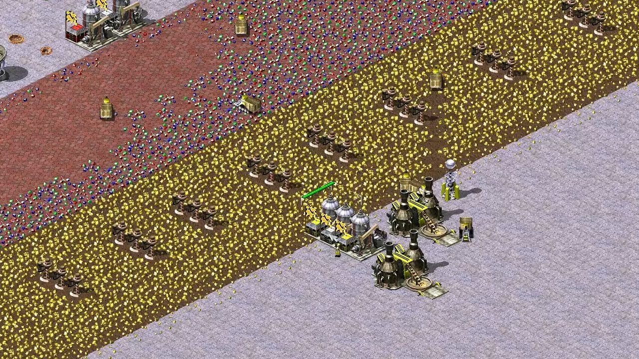 Red Alert 2 -- Yuri's Revenge -- Protect the flag defence russia vs 7 ...