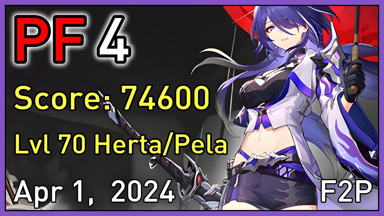 Pure Fiction 4 | Lvl 70 Herta/E0 Himeko, E0 Acheron | Apr 1, 2024 ...