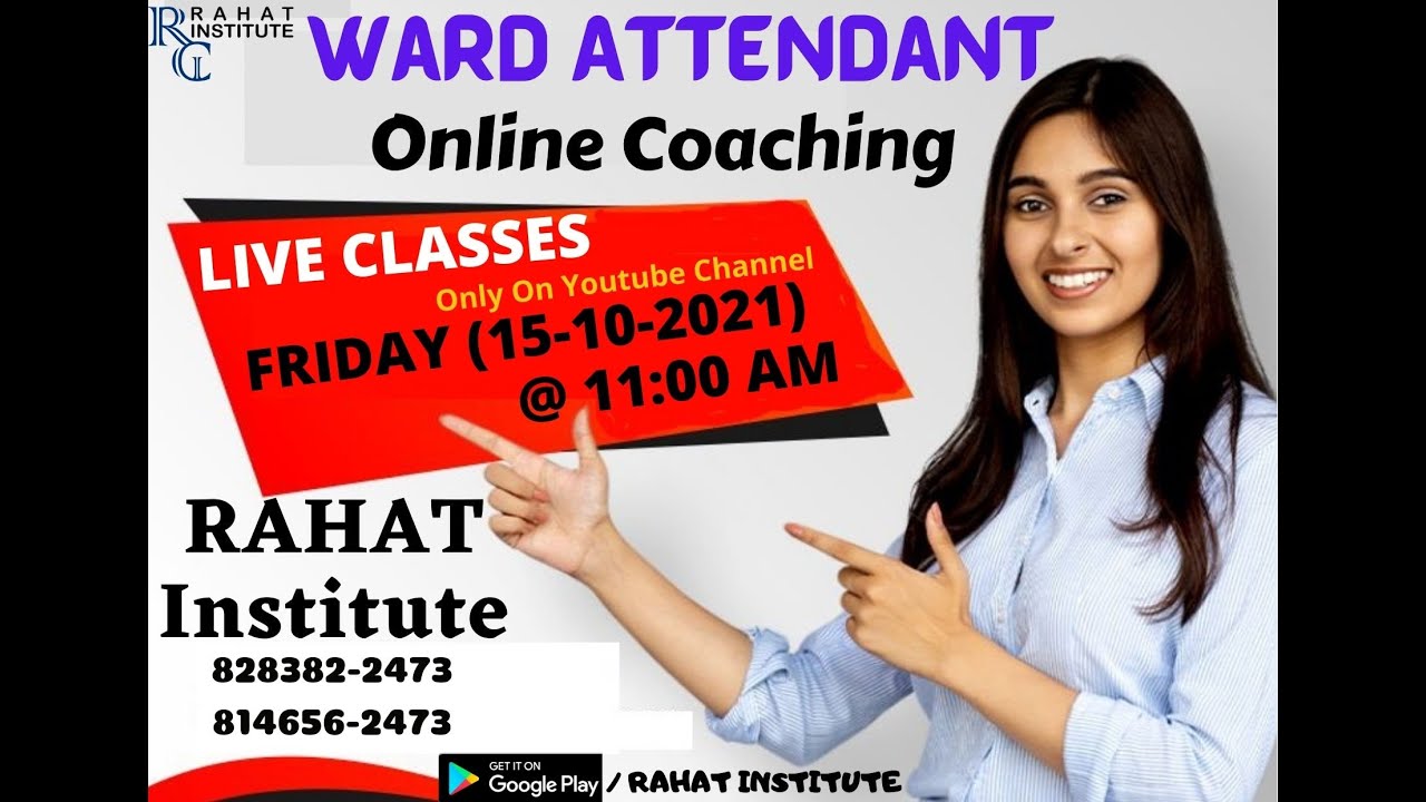 WARD ATTENDANT: 800 Post's || CRASH COURSE || 1490/- || 11:00 AM || 2ND ...