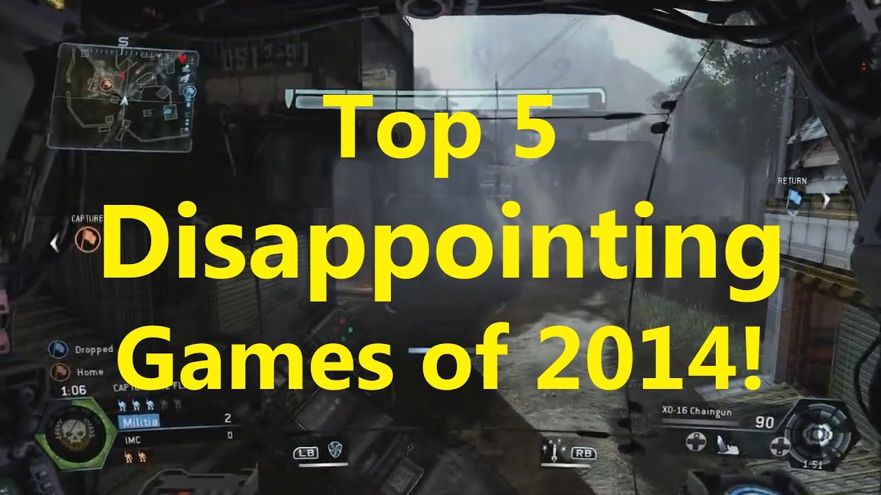 Top 5 Disappointing Games of 2014! - YouTube