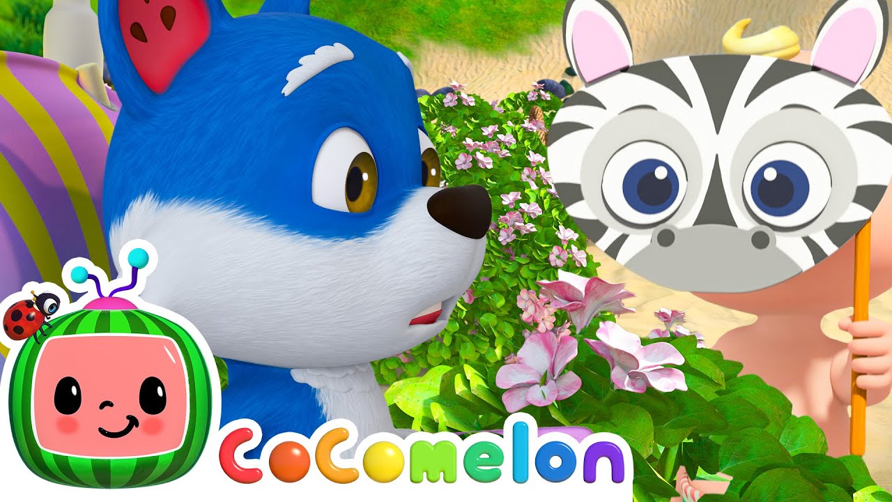 Wally and JJ Peeakboo Safari + MORE CoComelon JJ's Animal Time Kids ...