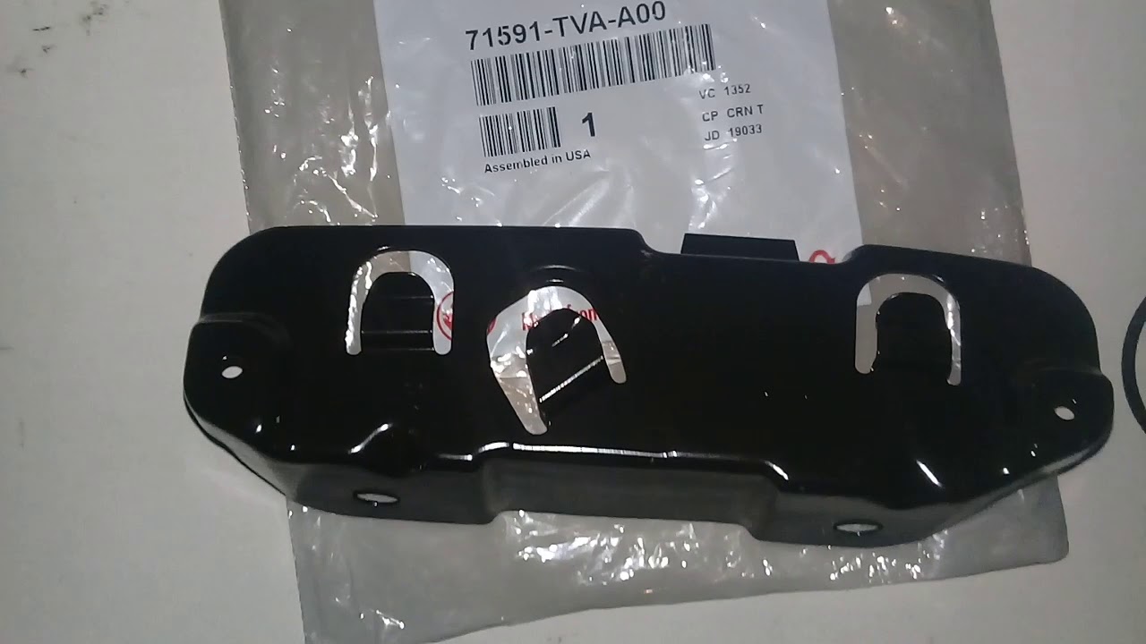 71591-TVA-A00 Honda Кронштейн левого заднего бампера - YouTube