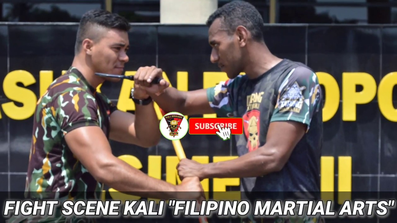 Fight scene KALI "FILIPINO MARTIAL ARTS" (BRIMOB) | KALI BRIGADE - YouTube